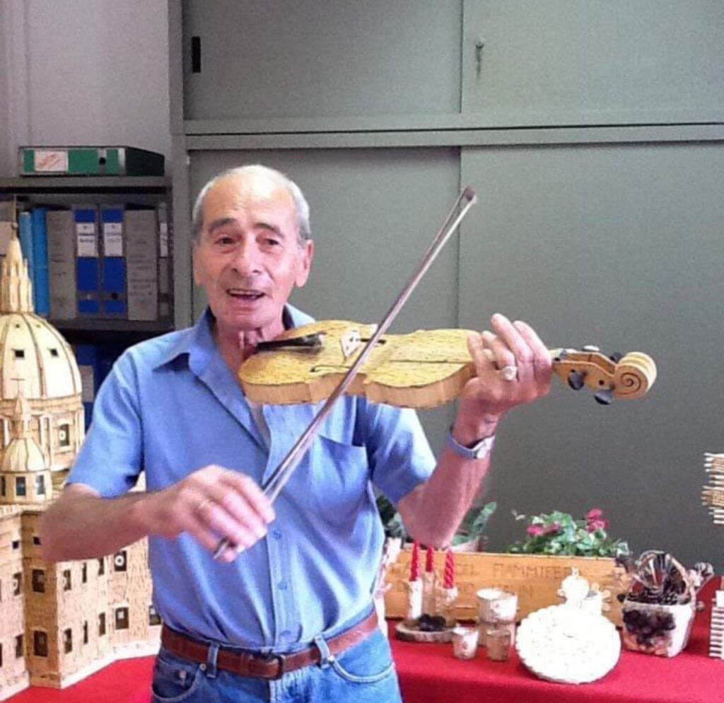 San Germano piange Ilario Nalin, lo scultore-artista dei fiammiferi ...