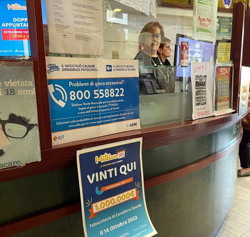 Alessandria, vincita da un milione di euro - Il Piccolo