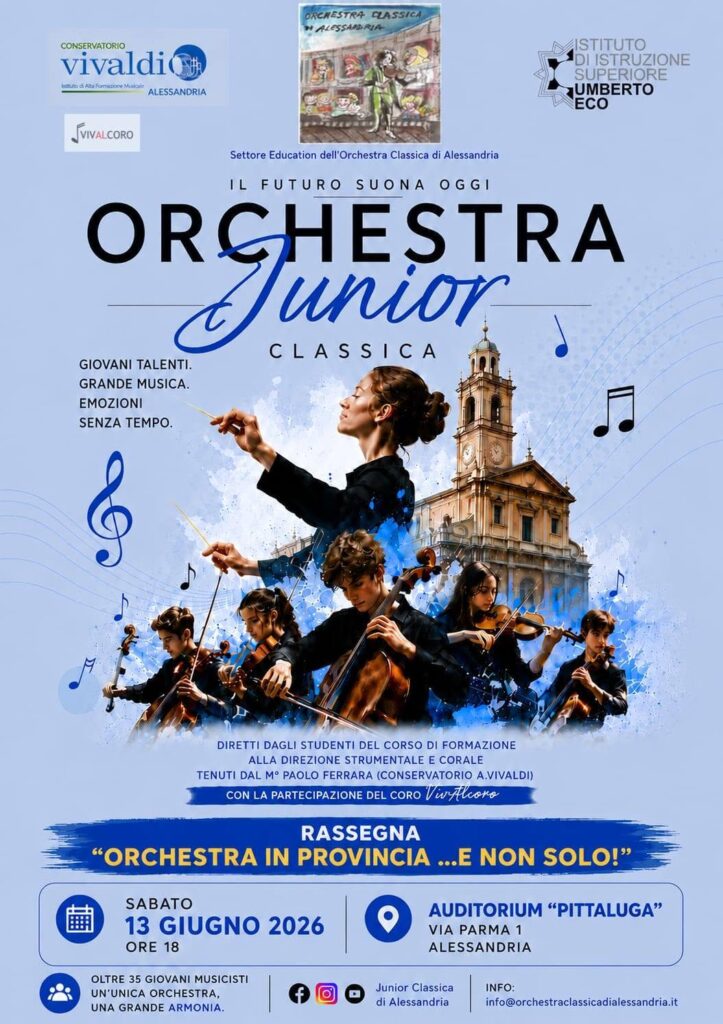 Alessandria: ViValcoro e JuniorClassica in concerto al Conservatorio ...